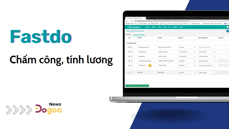 Top phần mềm chấm công, tính lương tự động giúp giải phóng kế toán lương - Dogoo Software